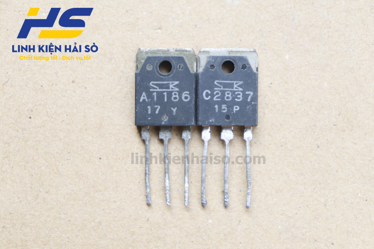 SanKen A1186 C2837 TRANSISTORS 10A 150V 100W (Tháo máy) - Linh Kiện