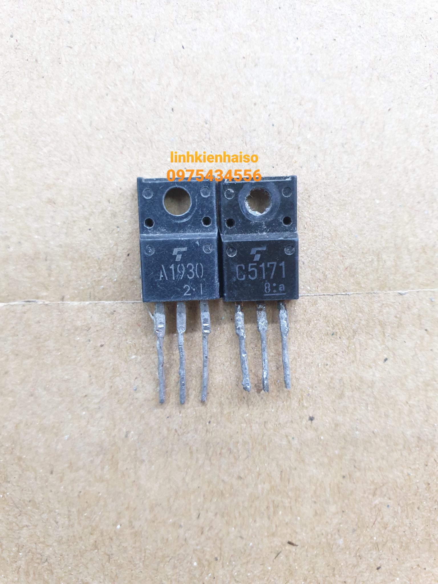 A1930 C5171 TRANSISTOR 180V 2A (Tháo máy) - Linh Kiện