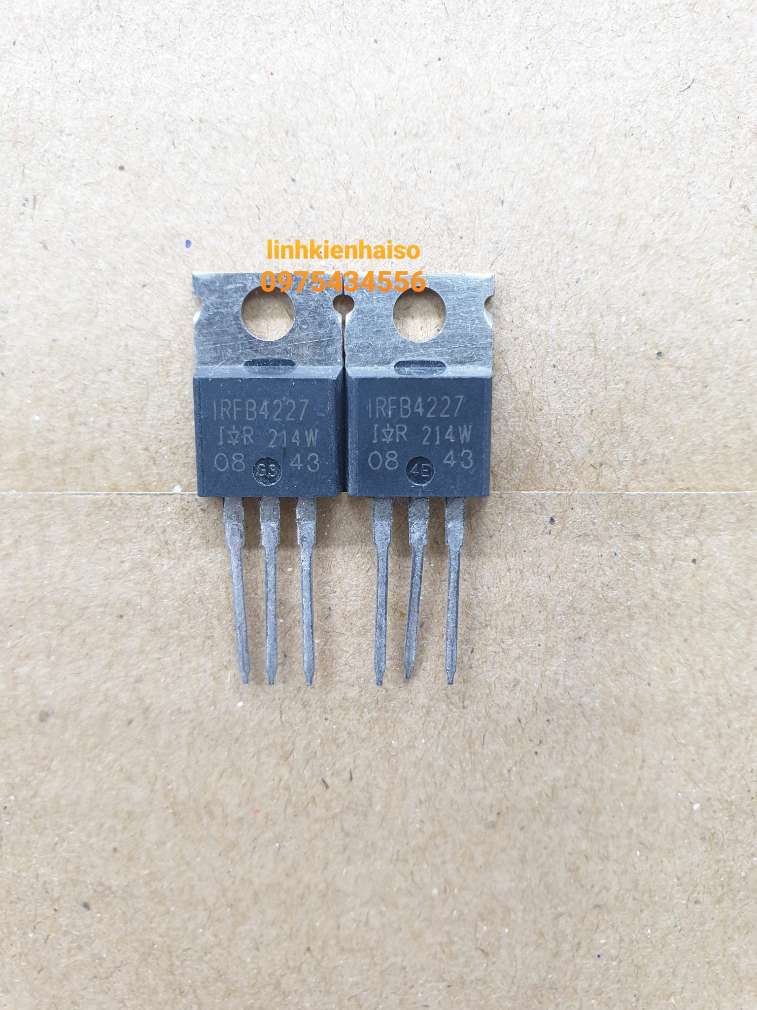 IRFB4227 MOSFET N-CH 200V 65A TO-220 (Tháo máy) - Linh Kiện