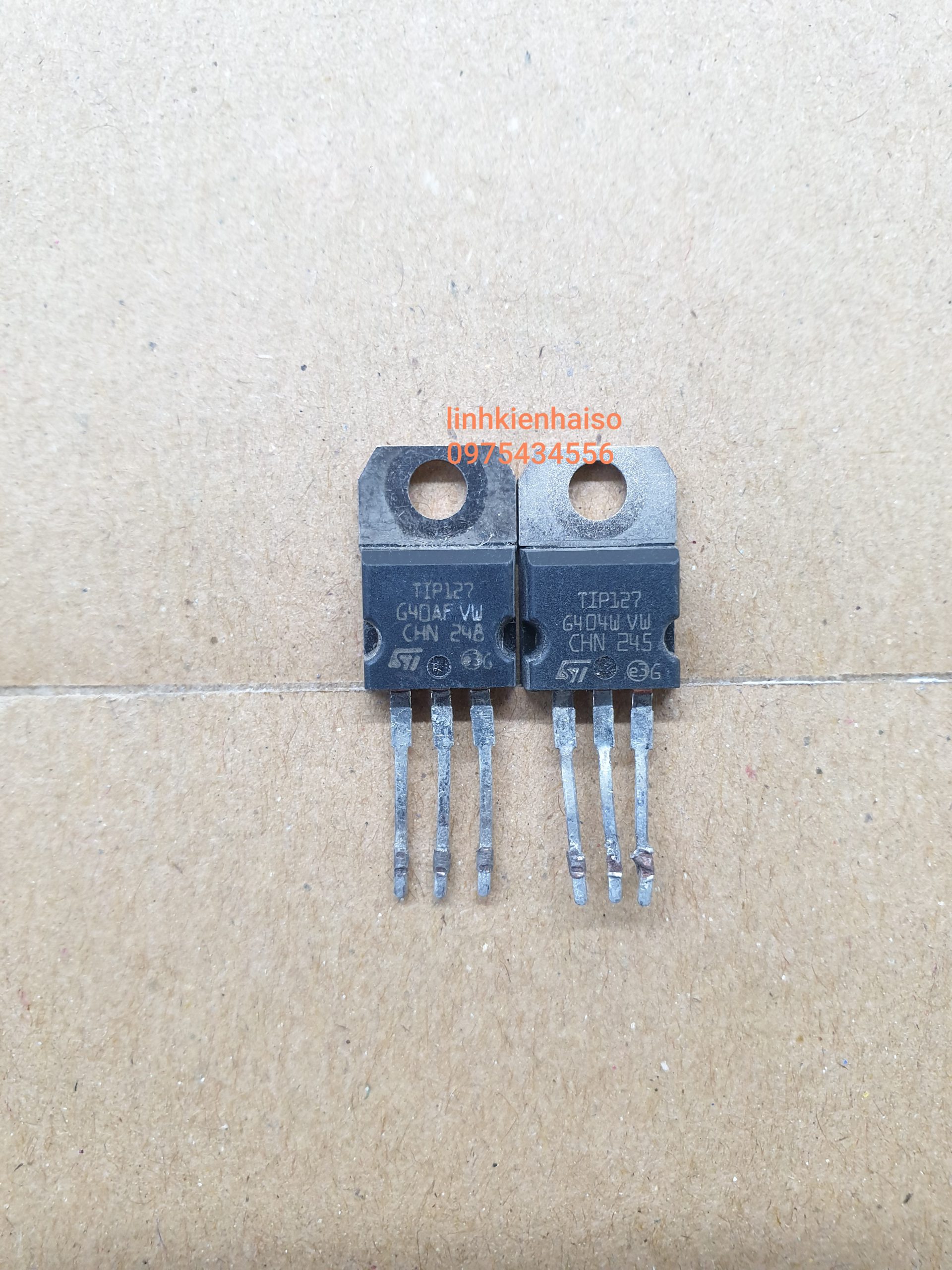 TIP127 TRANSISTOR 100V/5A (THÁO MÁY) - Linh Kiện