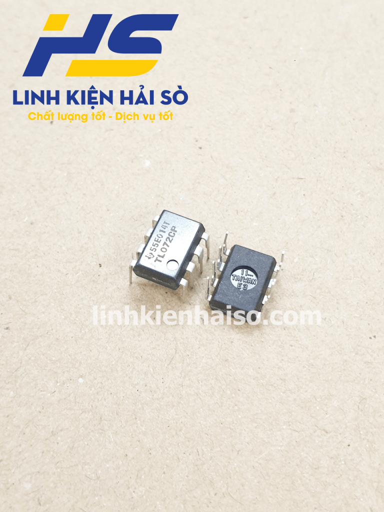 IC TL072CP CHÍNH HÃNG TAIWAN (THÁO MÁY) - Linh Kiện